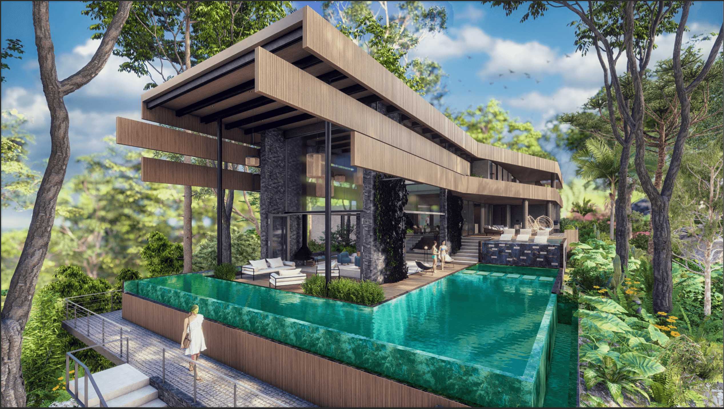 Pristine Ocean View Luxury Home For Sale in Escaleras Costa Rica